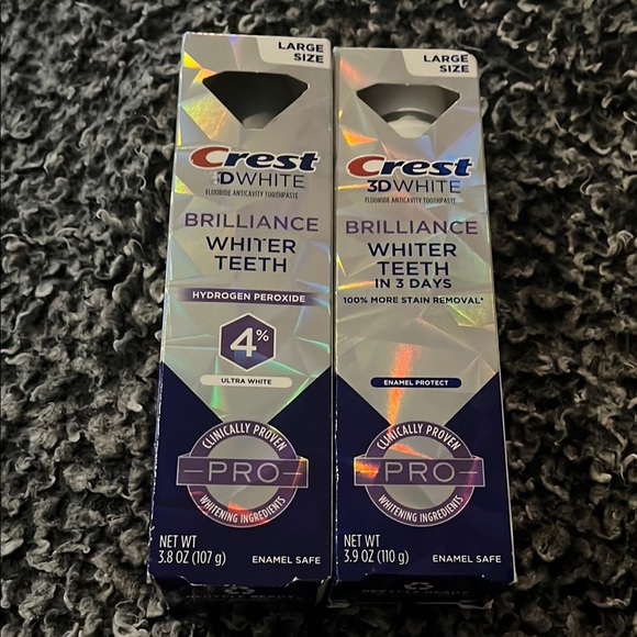 Crest | Bath & Body | Nwt Crest 3d White Brilliance Toothpastes | Poshmark